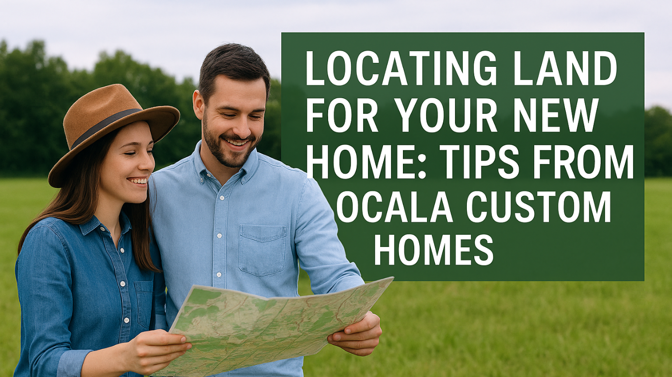Locating Land for Your New Home | Tips from OCH
